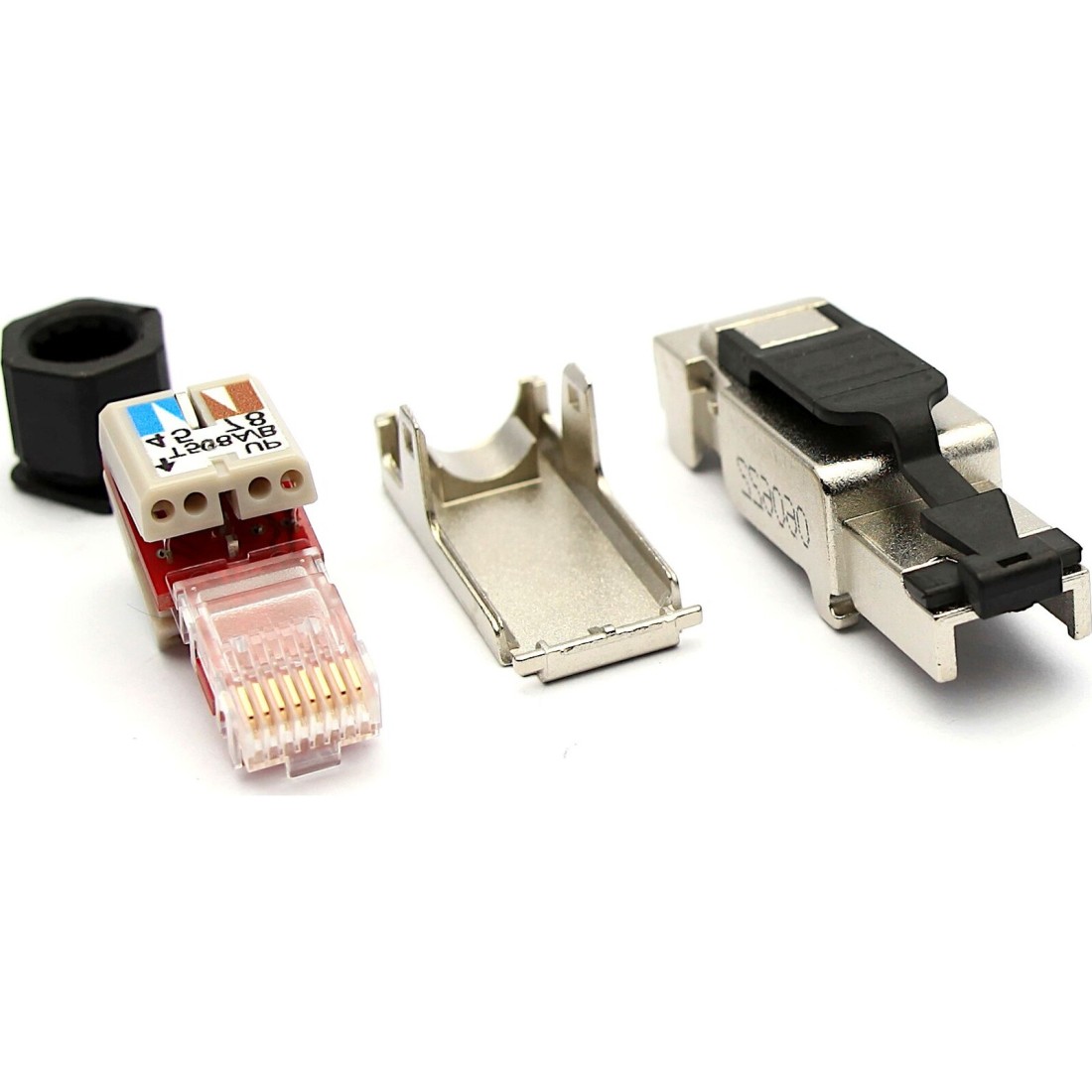 Excel Cat6A Screened Mini Field Installation Plug (6-Pack) 100-940-06 ...