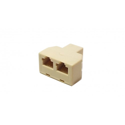 RJ45 Jack-Double Jack Adaptor