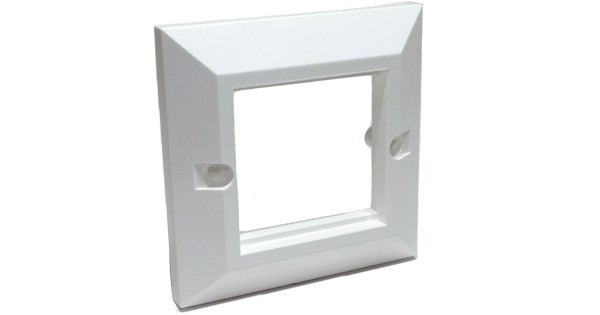 Faceplate Bevelled Single Gang Excel (100-712)