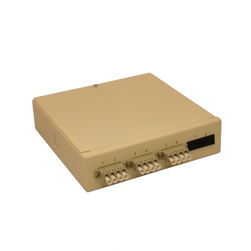 Loaded LC Quad Fibre Breakout Box Multimode