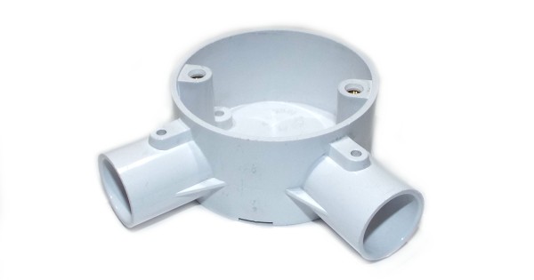 20mm Conduit 2 Way Angle Box (20CJB4W)