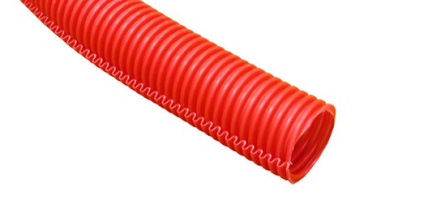 Flexible 32mm Red Split Conduit 50m