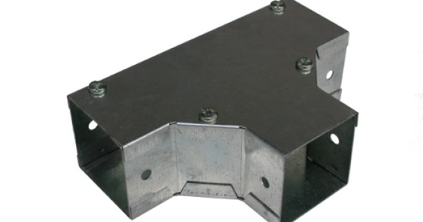 Galvanised Trunking 50mm x 50mm Flat Tee