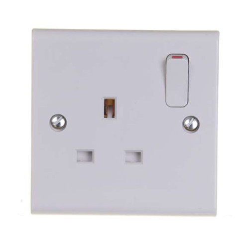 13 Amp Single Gang Switched Socket