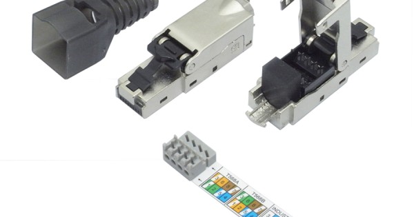 Ultima Cat6A Shielded Field Termination RJ45 Plug